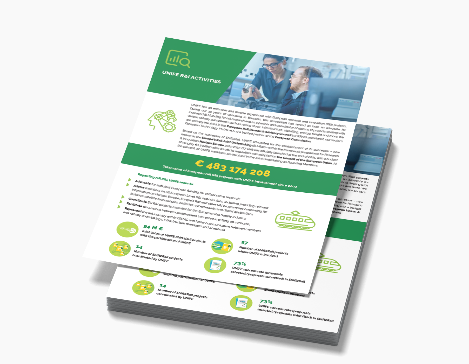 UNIFE R&I activities - Factsheet - UNIFE