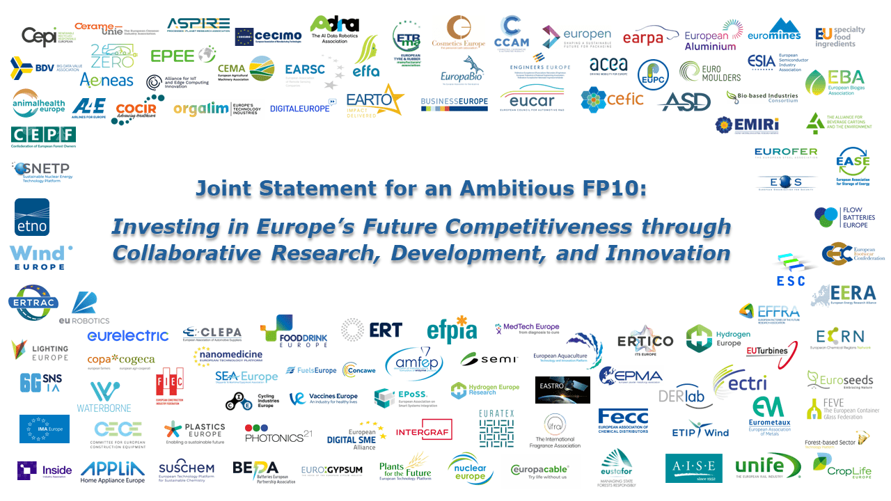 Joint Statement for an Ambitious FP10: Investing in Europe’s Future ...